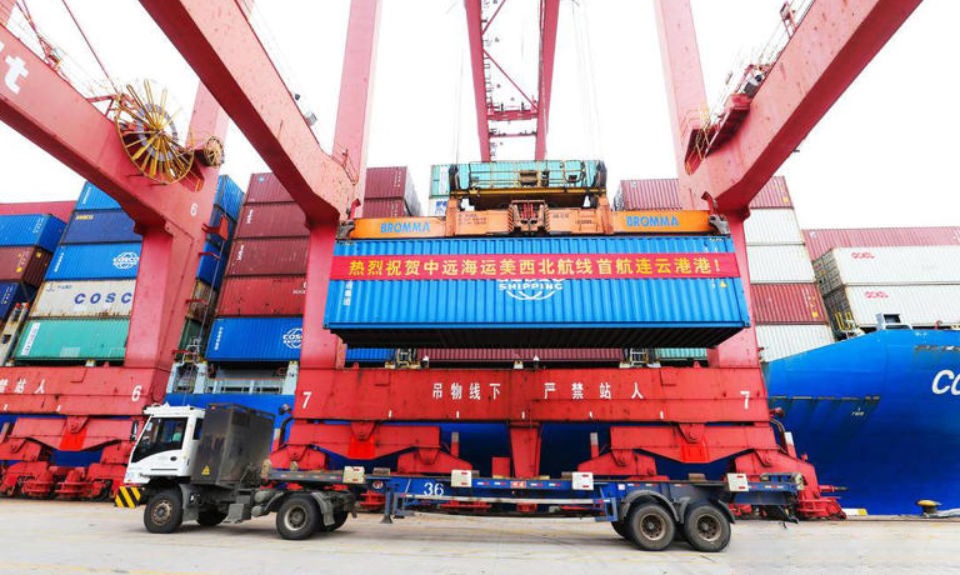 Container Ship Service begins from Lianyungang to Northwest US ...